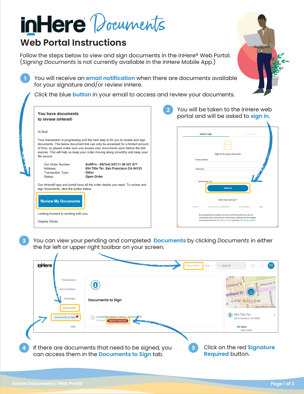 inHere Documents - Web Portal Instructions – InHere