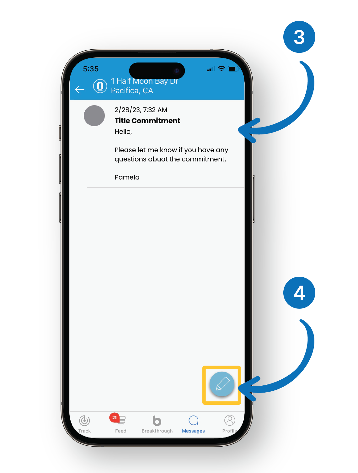 inHere Send & Receive Messages - Webportal/Mobile Instructions – InHere