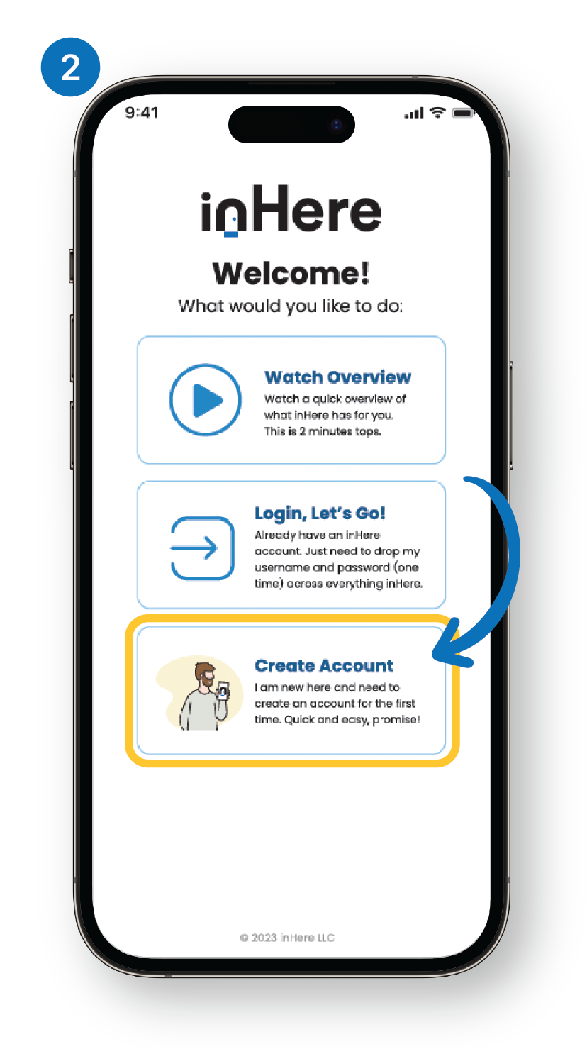 inHere Account Setup - Mobile App & Web Portal Instructions – InHere