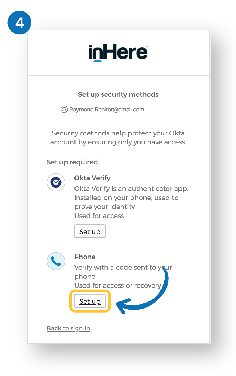 inHere Account Setup - Mobile App & Web Portal Instructions – InHere