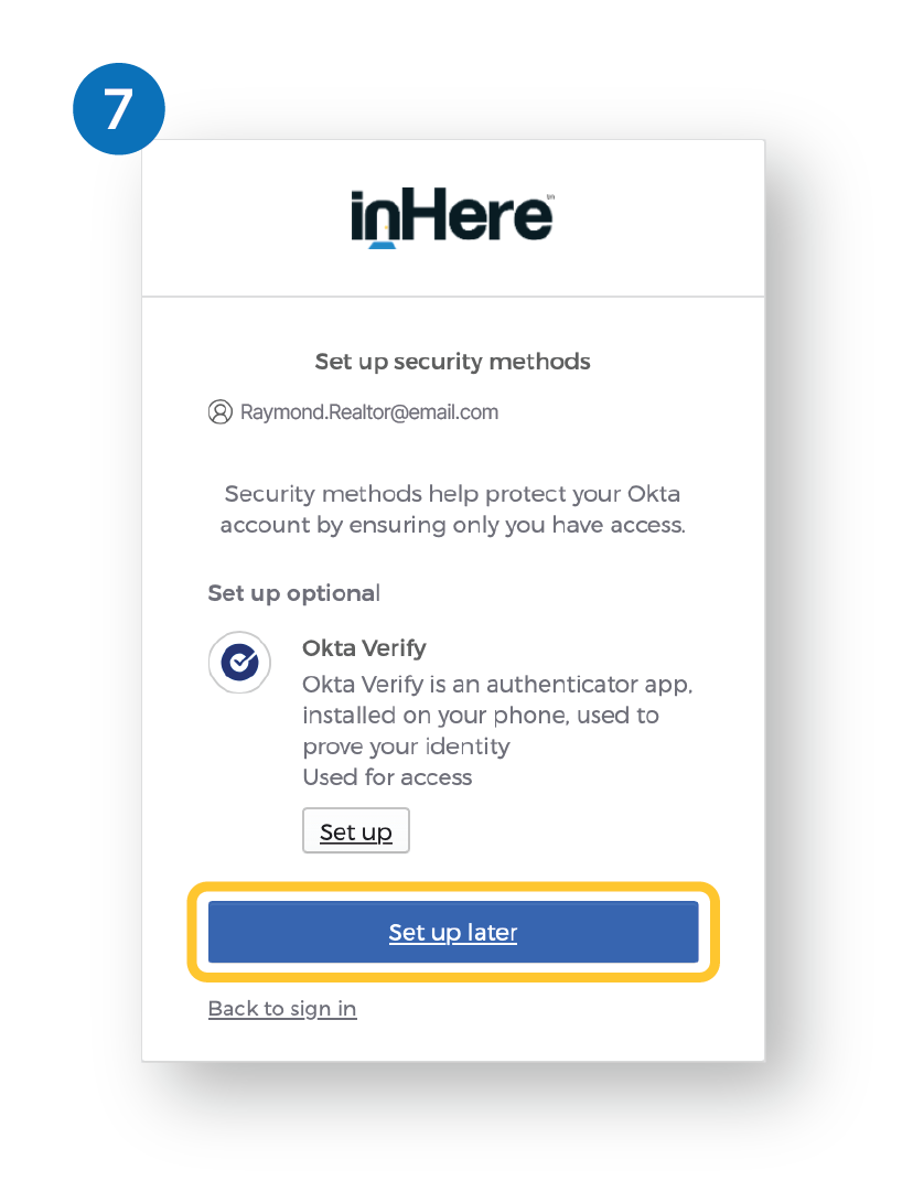 inHere Account Setup - Mobile App & Web Portal Instructions – InHere