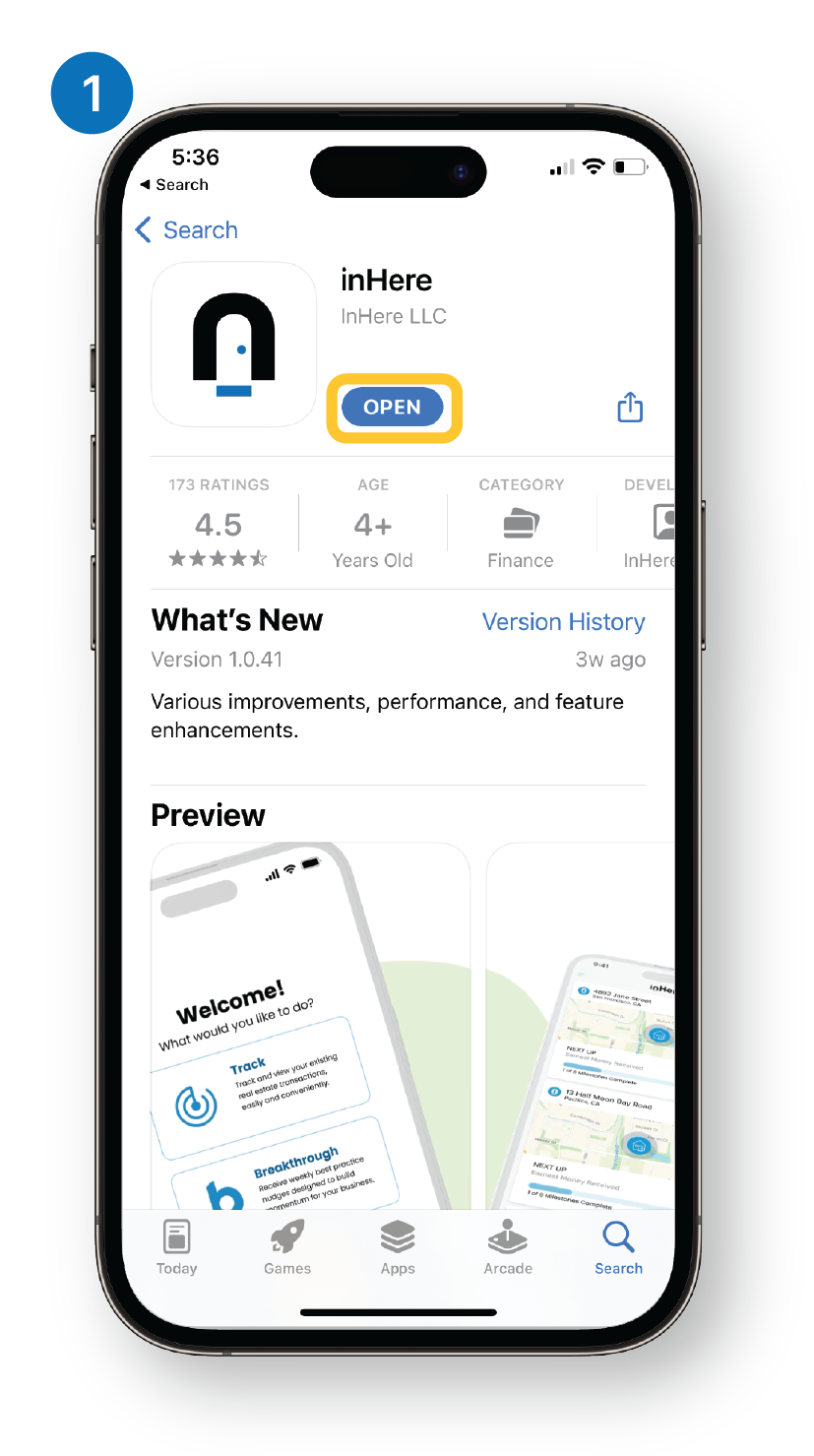 inHere Account Setup - Mobile App & Web Portal Instructions – InHere